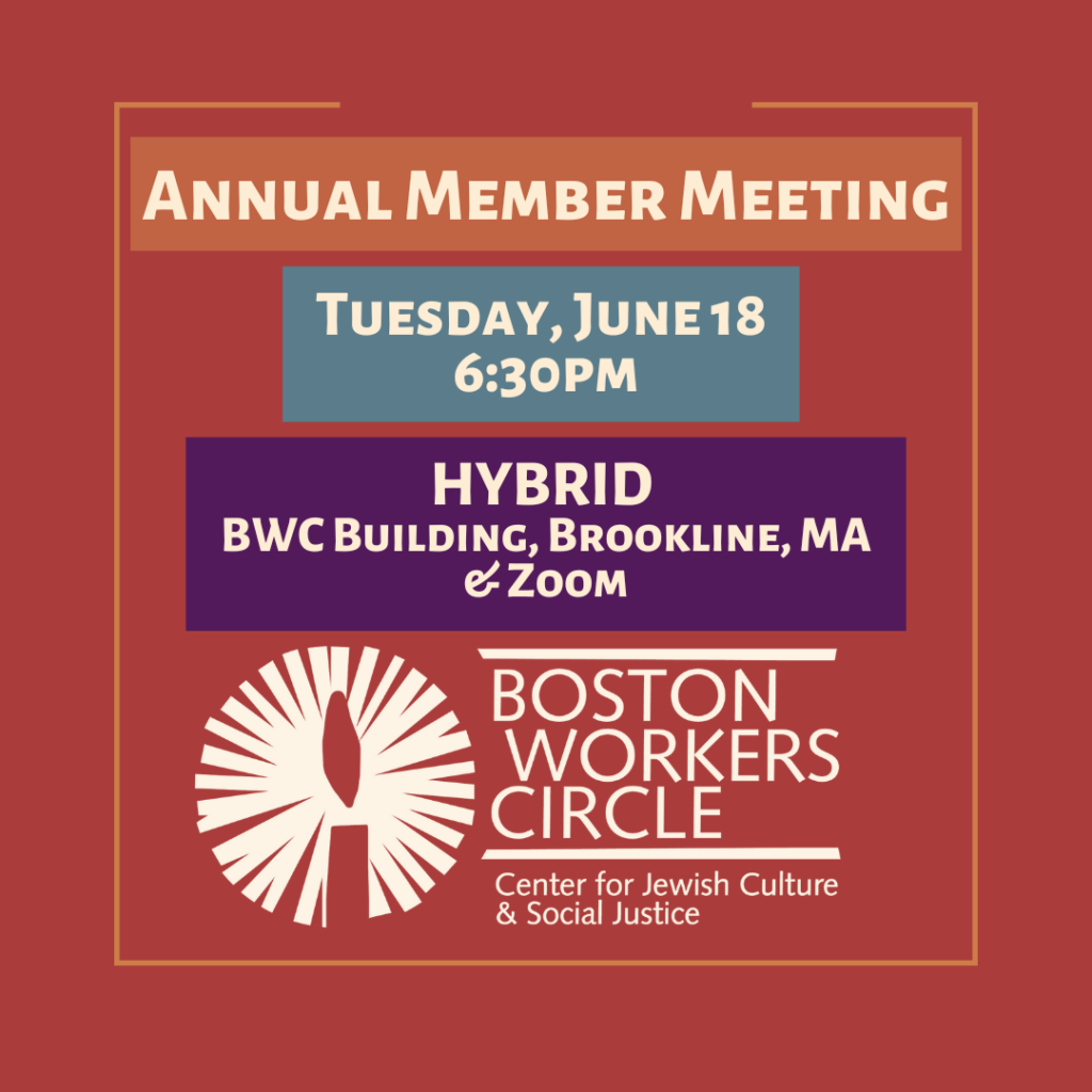 Home - Boston Workers Circle
